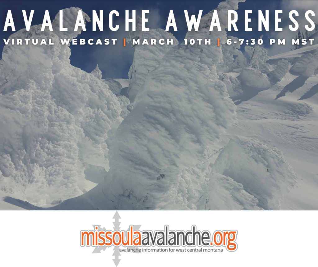 Free Avalanche Awareness Session | Virtual Webcast - Missoula Avalanche