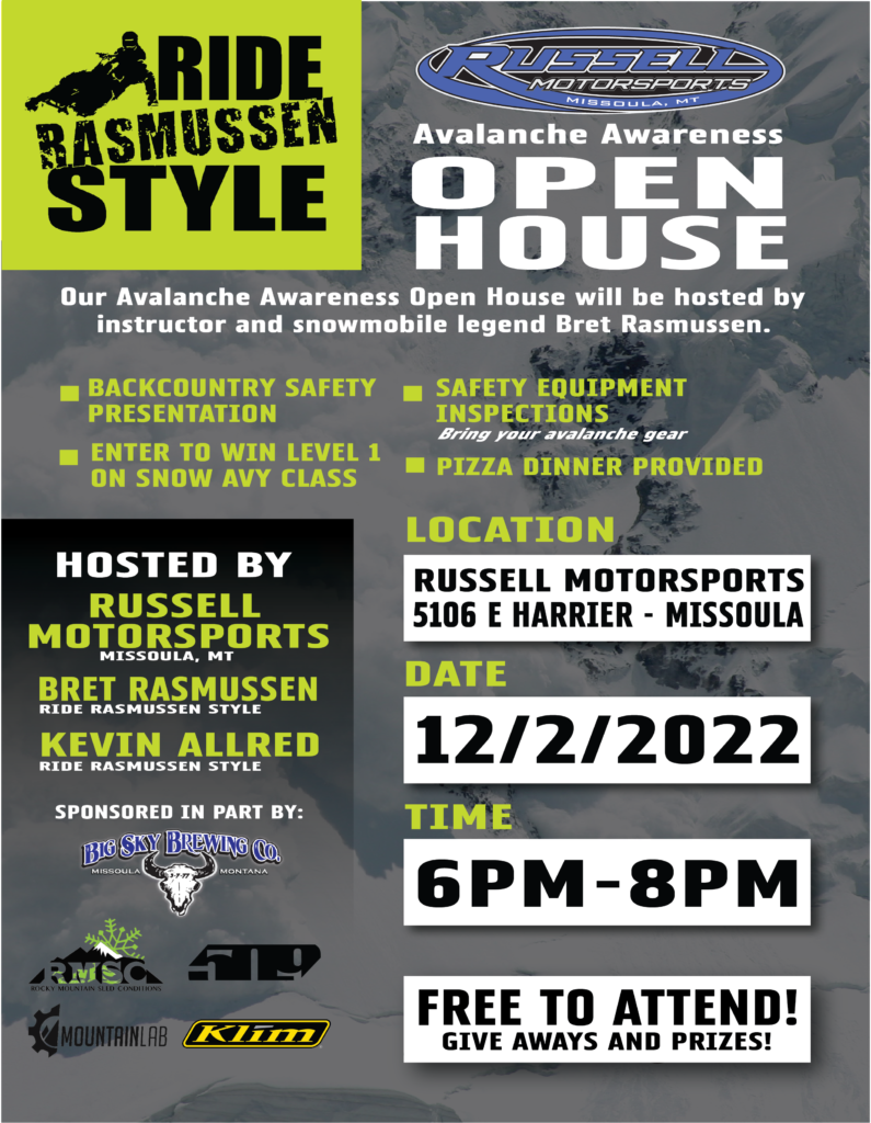 FREE Motorized Avalanche Awareness | Russell Motorsports - Missoula ...